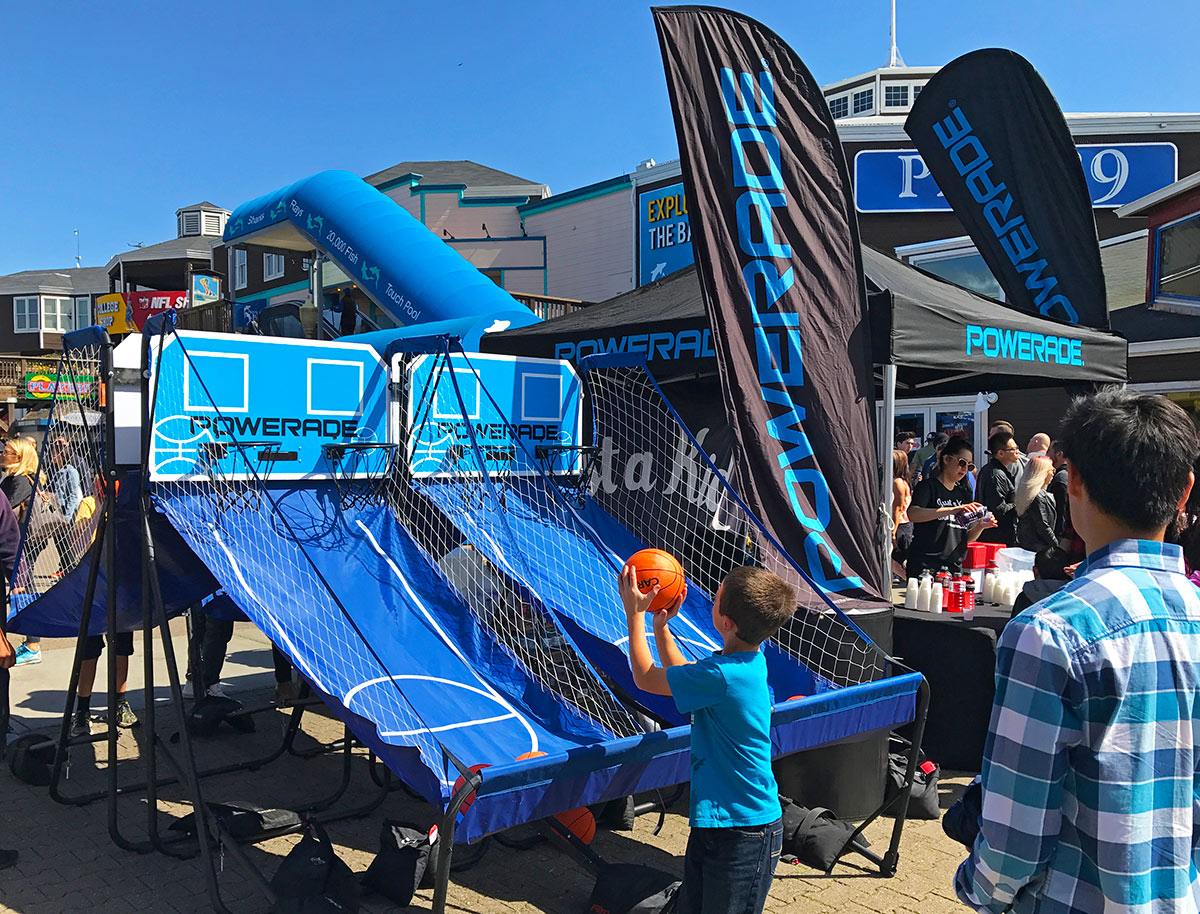 Double Shot Basketball Game Rental - Video Amusement San Francisco Bay ...