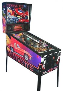 Corvette Pinball Machine Arcade Game Machine Rental - Video Amusement