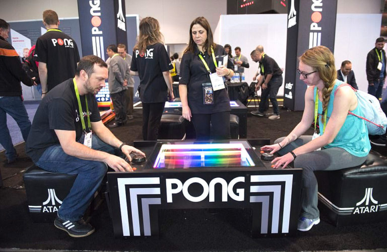 Classic ATARI Pong Arcade Game is back! - Video Amusement Arcade Game ...