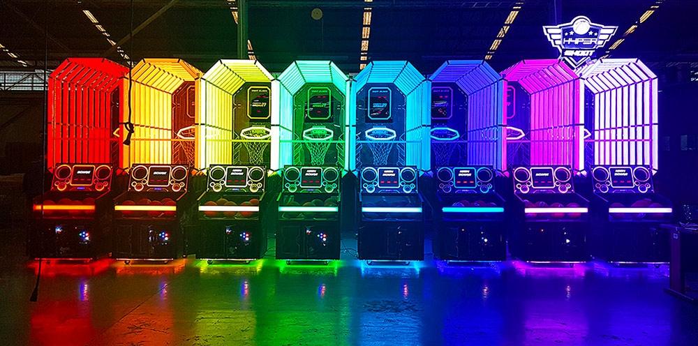 Hyper Shoot Basketball Arcade Game Rental - Video Amusement Arcade Game ...