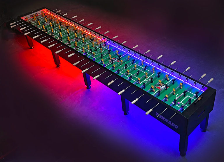 Giant 16-player LED Foosball Table Extreme - Video Amusement California